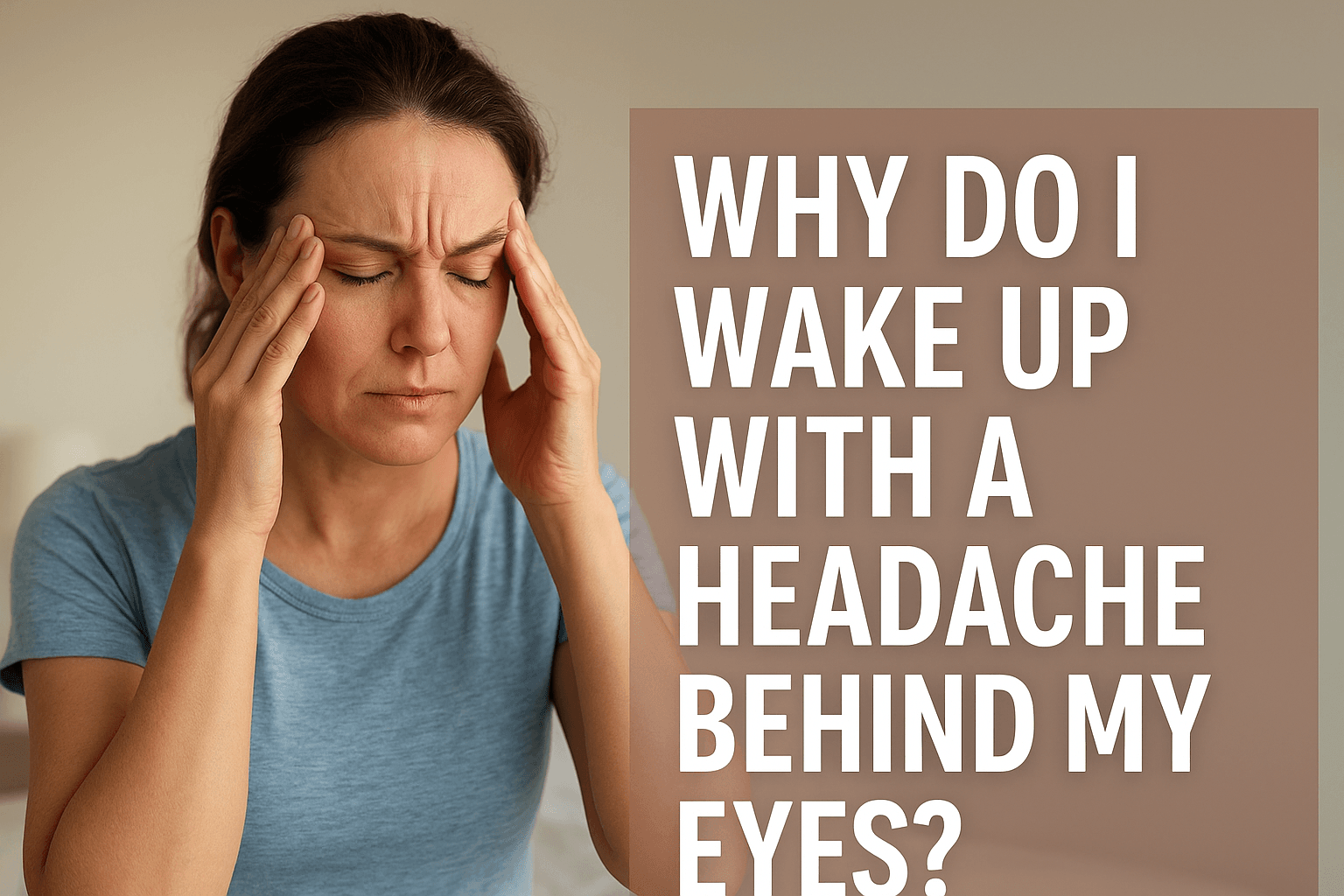 Headache Behind Eyes: 10 Powerful Causes and Everyday Fixes