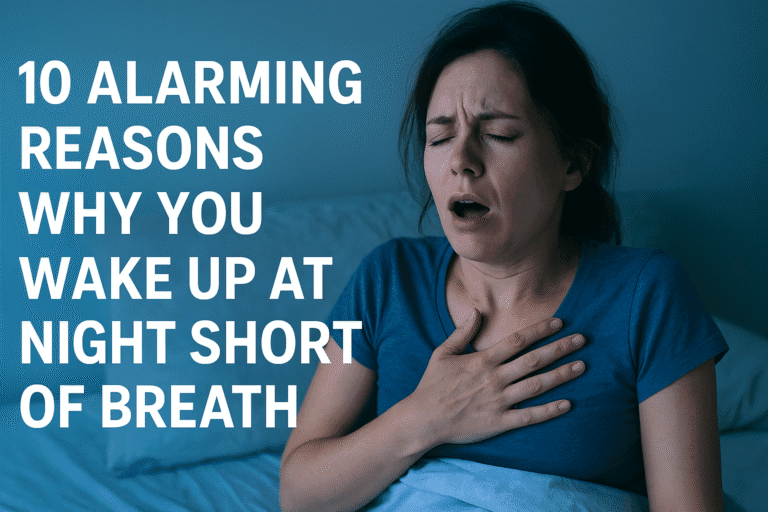 10 Alarming Reasons Why You Wake Up At Night Short Of Breath And What To Do