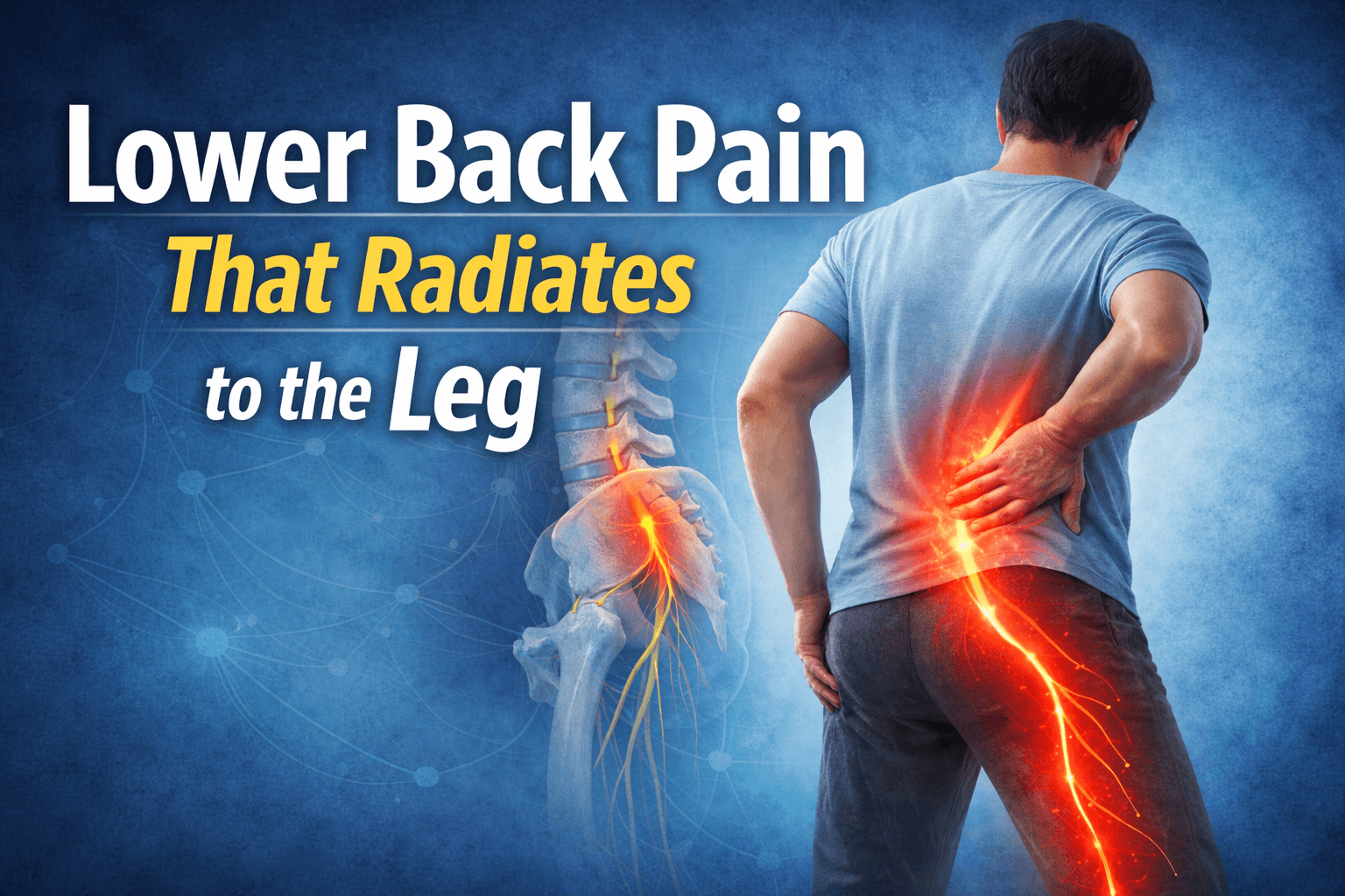 Lower Back Pain Radiates to the Leg: 7 Powerful Causes, Diagnosis ...